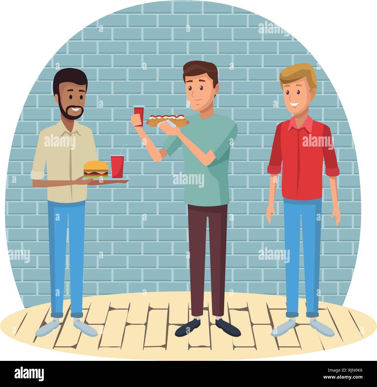 young men cartoon Stock Vector Image & Art - Alamy