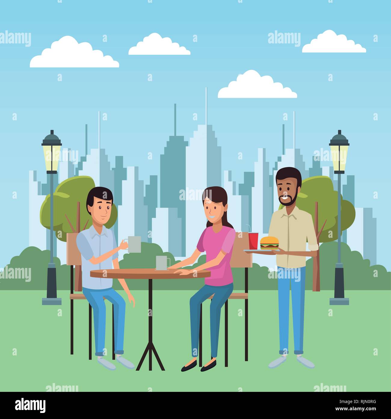 friends people cartoon Stock Vector Image & Art - Alamy