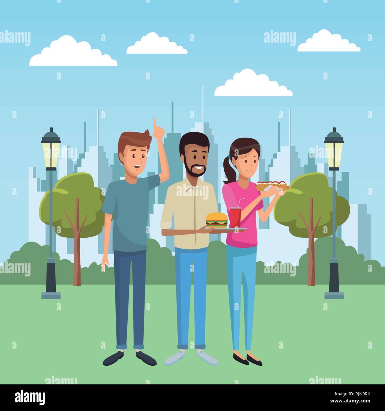 friends people cartoon Stock Vector Image & Art - Alamy