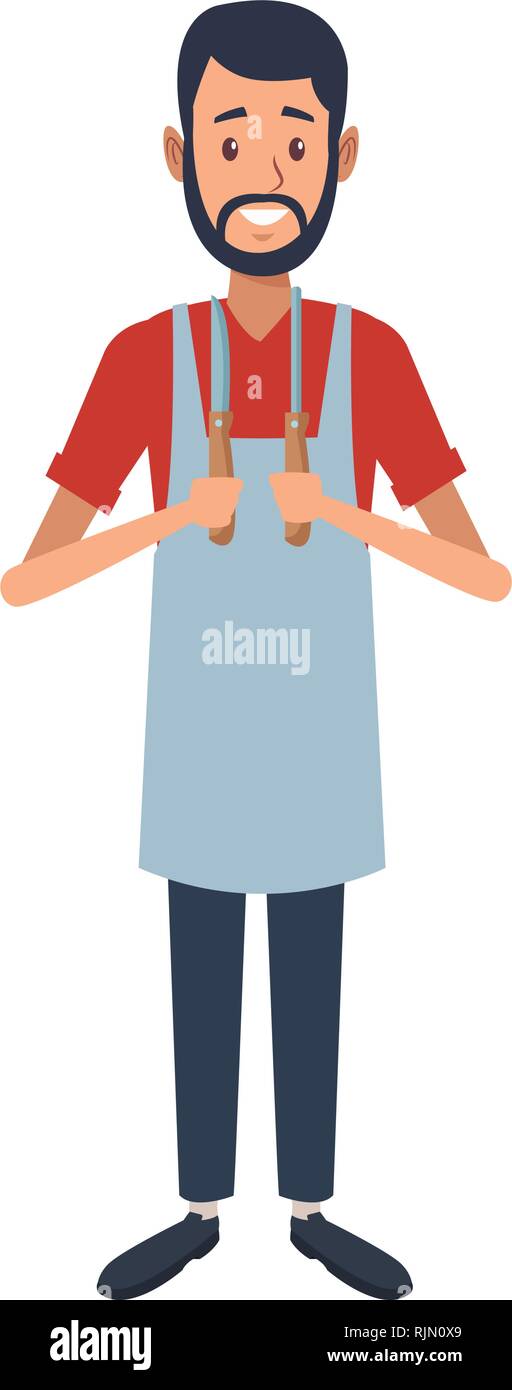 Butcher Man Vector Cartoon High Resolution Stock Photography and Images ...