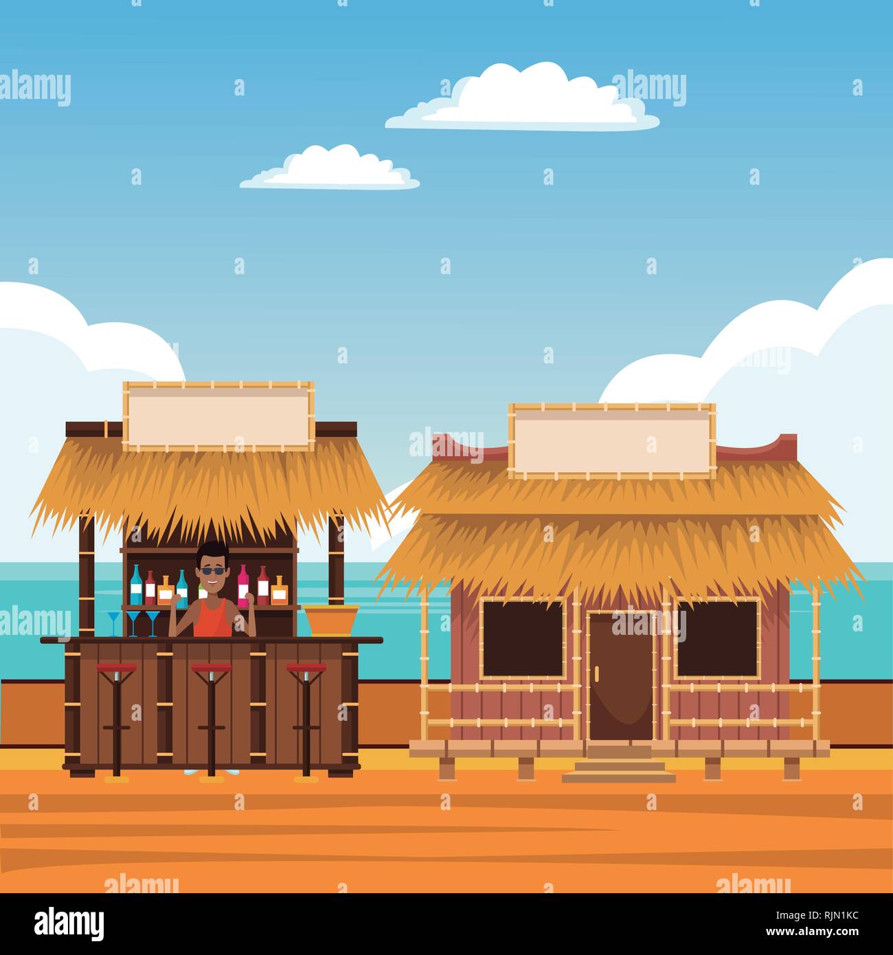 Club house stand Stock Vector Images - Alamy