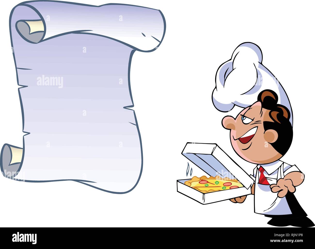 Cartoon funny italian chef cartoon hi-res stock photography and images ...