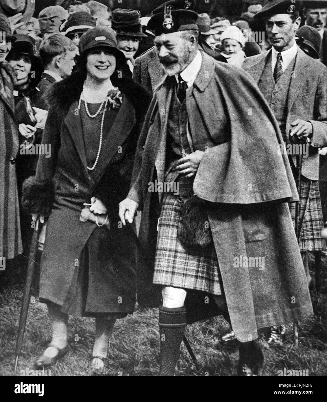 King george v and queen elizabeth hi-res stock photography and images ...
