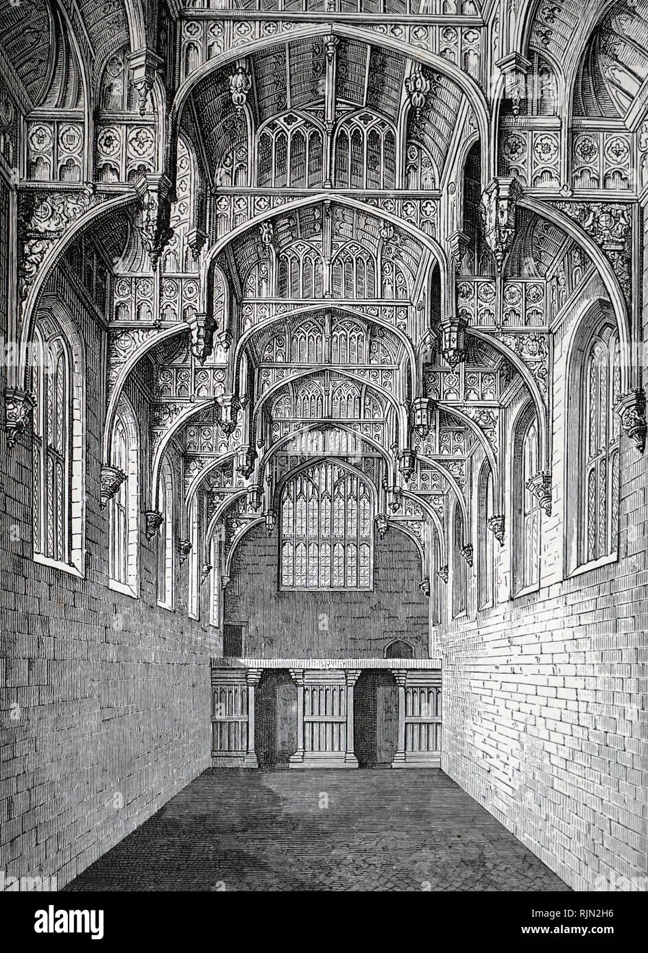 Hampton court palace hall hi-res stock photography and images - Alamy