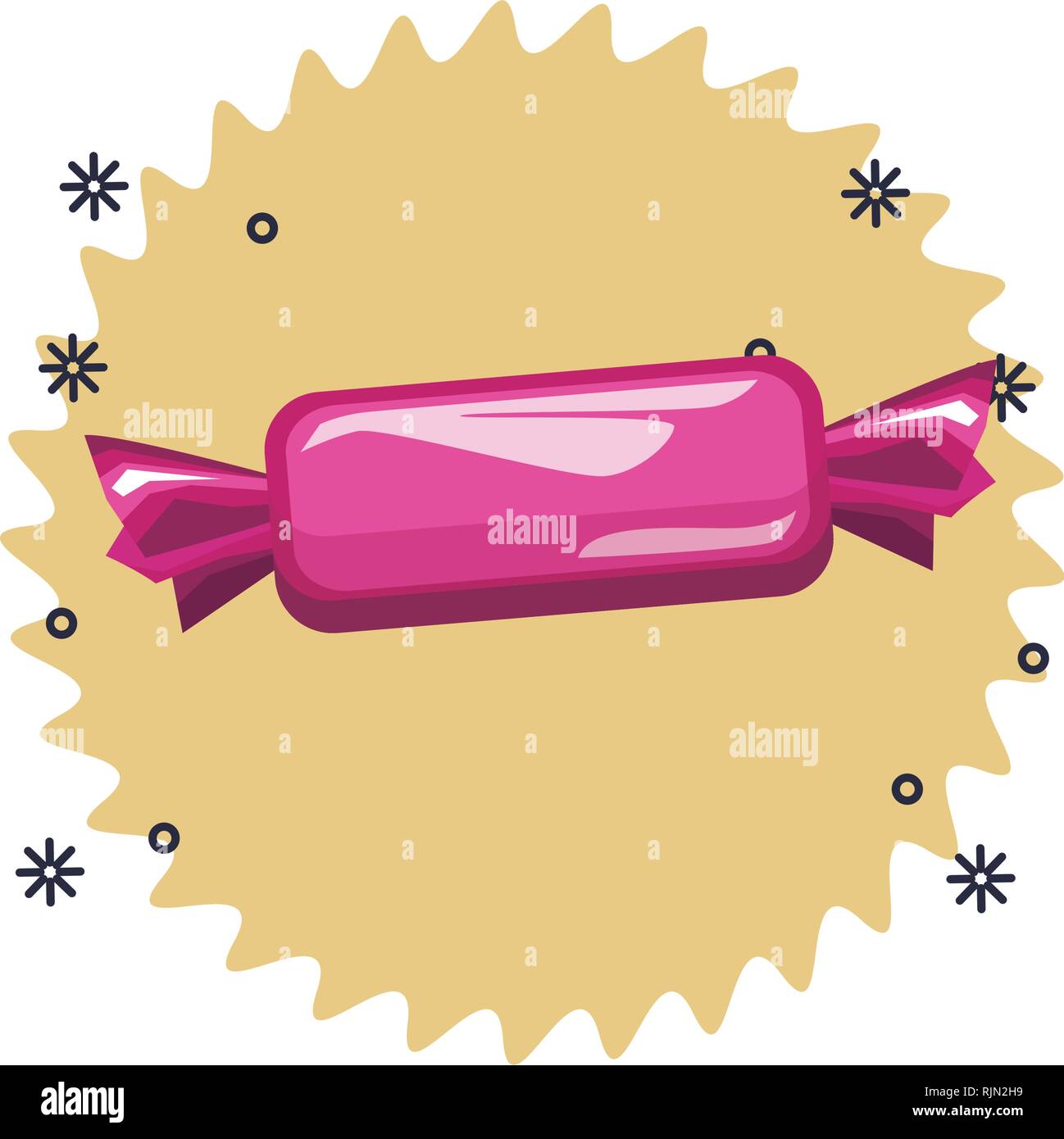 sweet candy cartoon Stock Vector Image & Art - Alamy