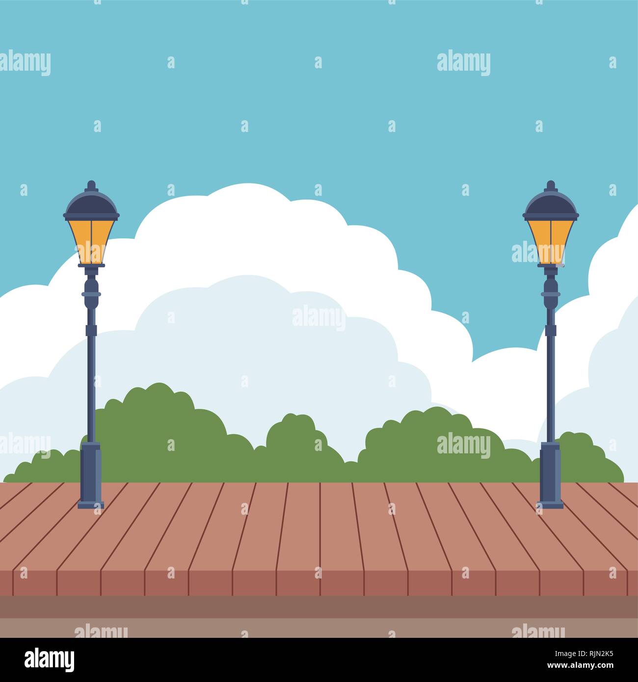 Amazing outdoor tourism landscape Stock Vector Images - Alamy