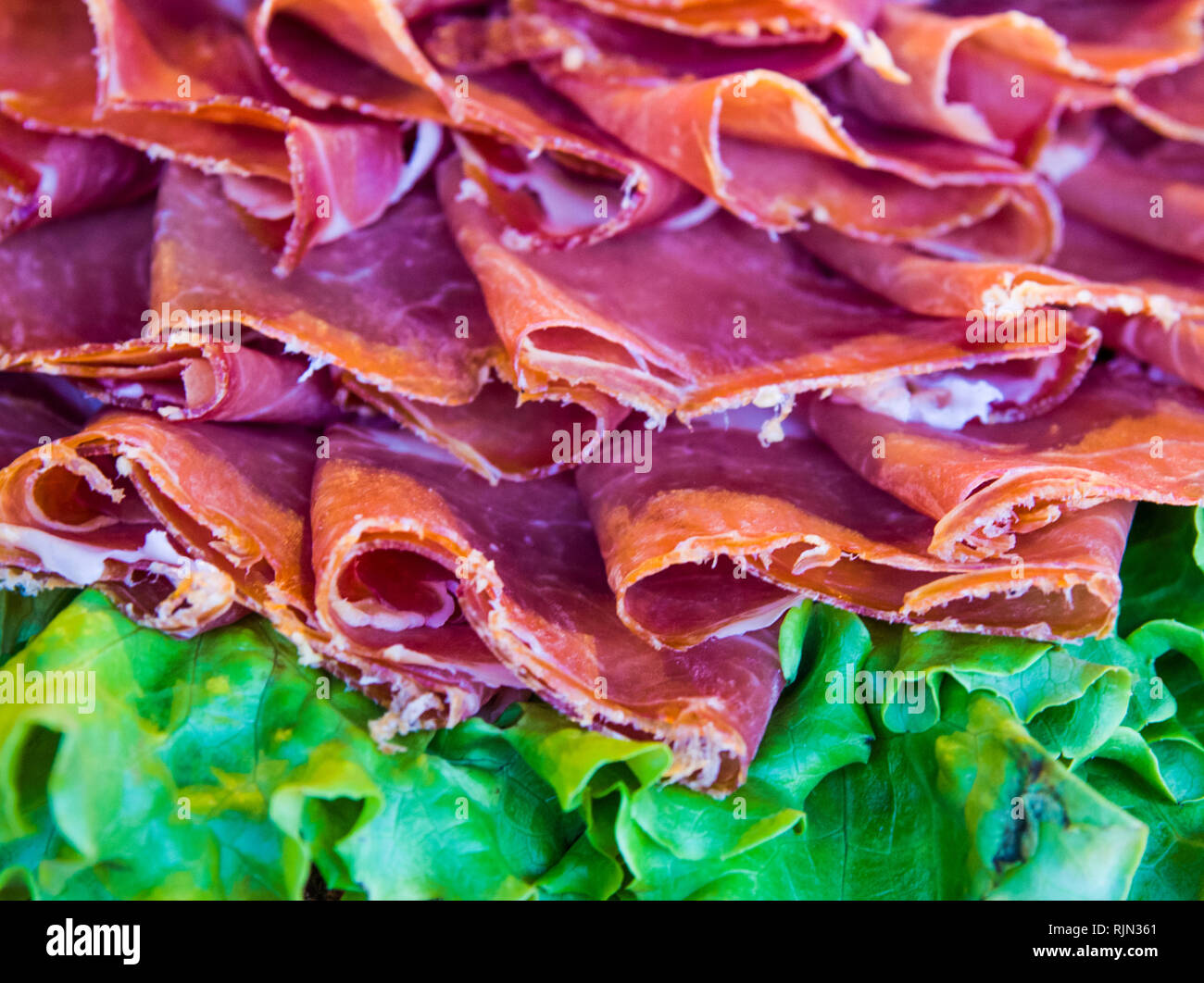 tray of excellent, lean and tasty ham ready for your buffet or for your ...