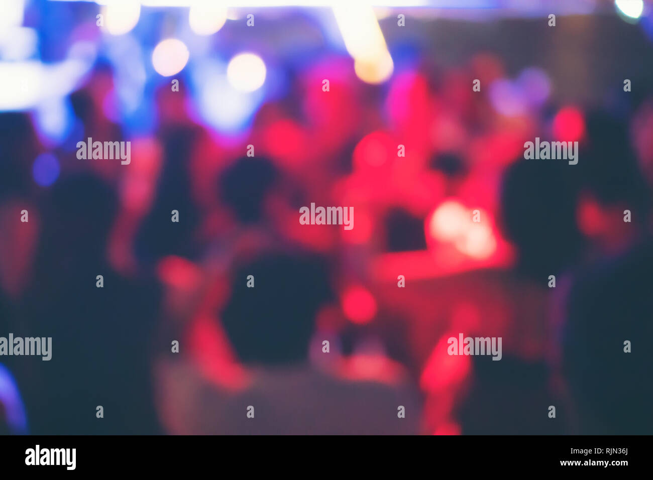 abstract blurry background, Drinkers are dancing in a pub party Stock ...