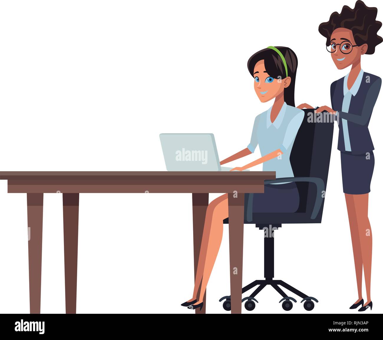 executive businesswomen cartoon Stock Vector Image & Art - Alamy