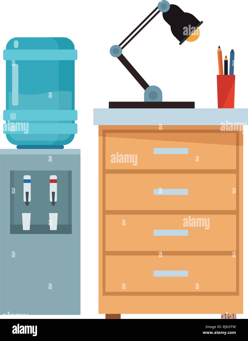 modern furniture cartoon Stock Vector Image & Art - Alamy