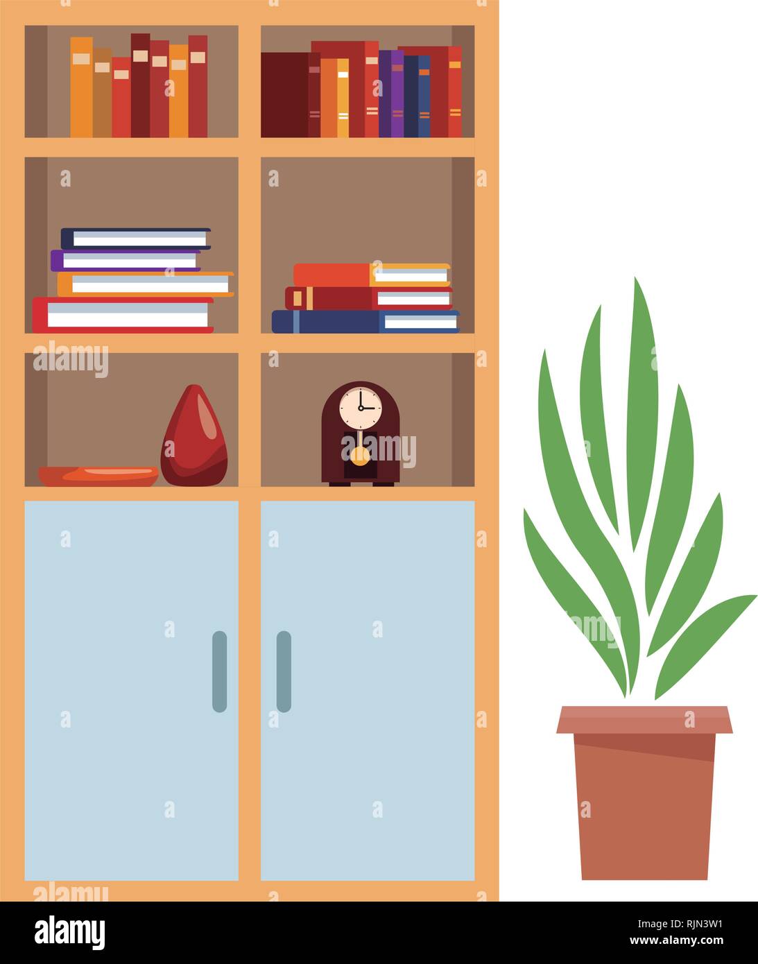 modern furniture cartoon Stock Vector Image & Art - Alamy