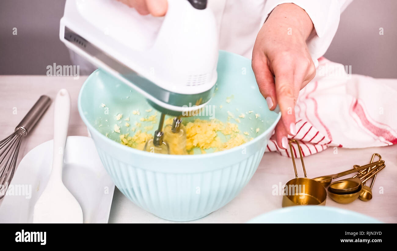 Mixing sugar cookies dough in hi-res stock photography and images - Alamy
