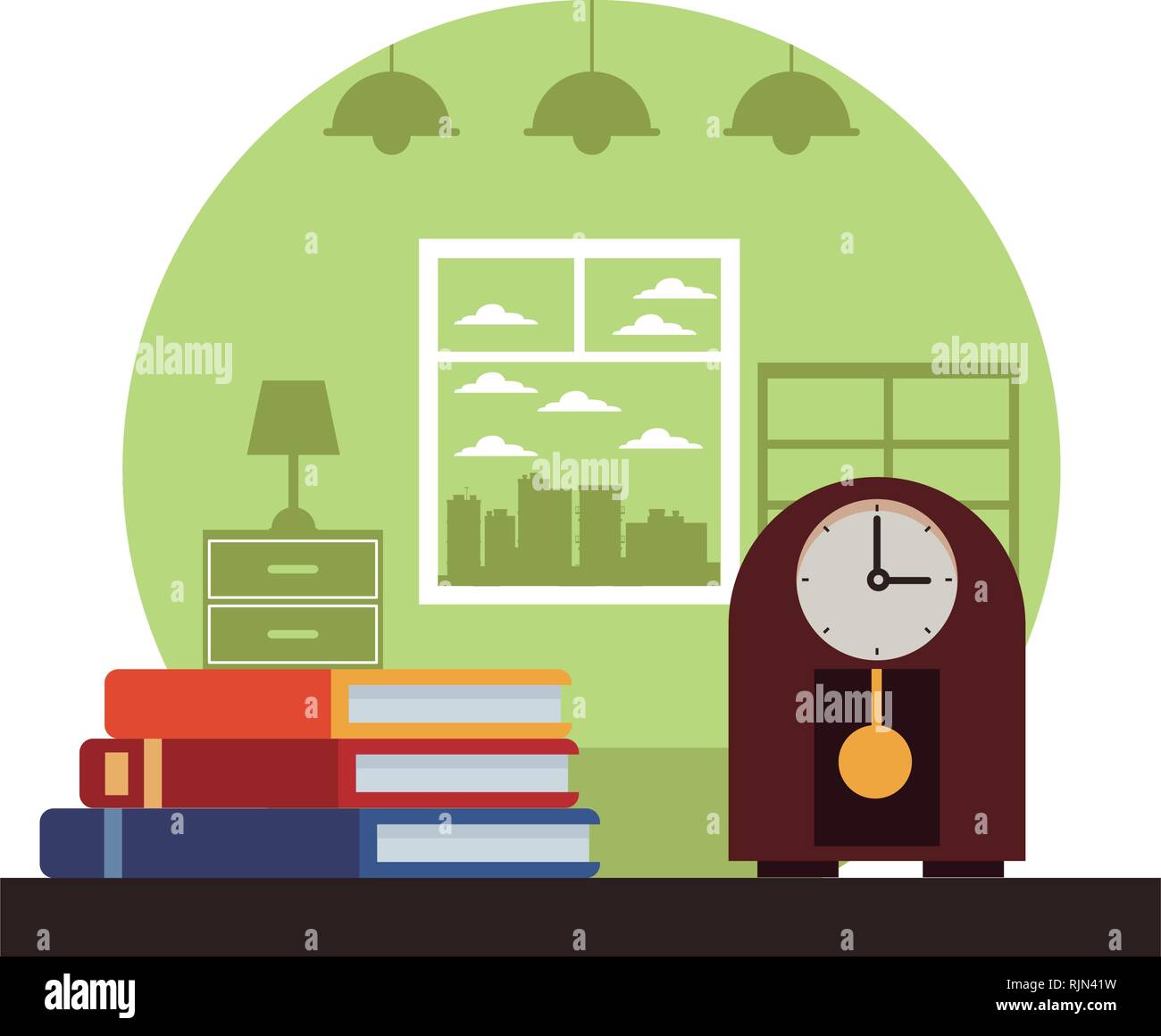 modern furniture cartoon Stock Vector Image & Art - Alamy