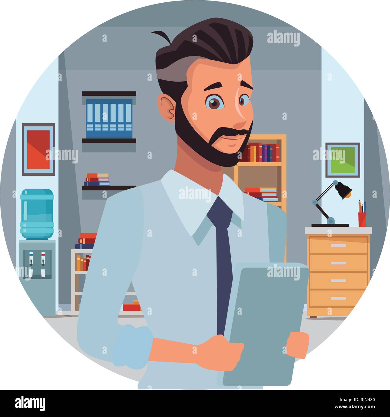 executive businessman cartoon Stock Vector Image & Art - Alamy