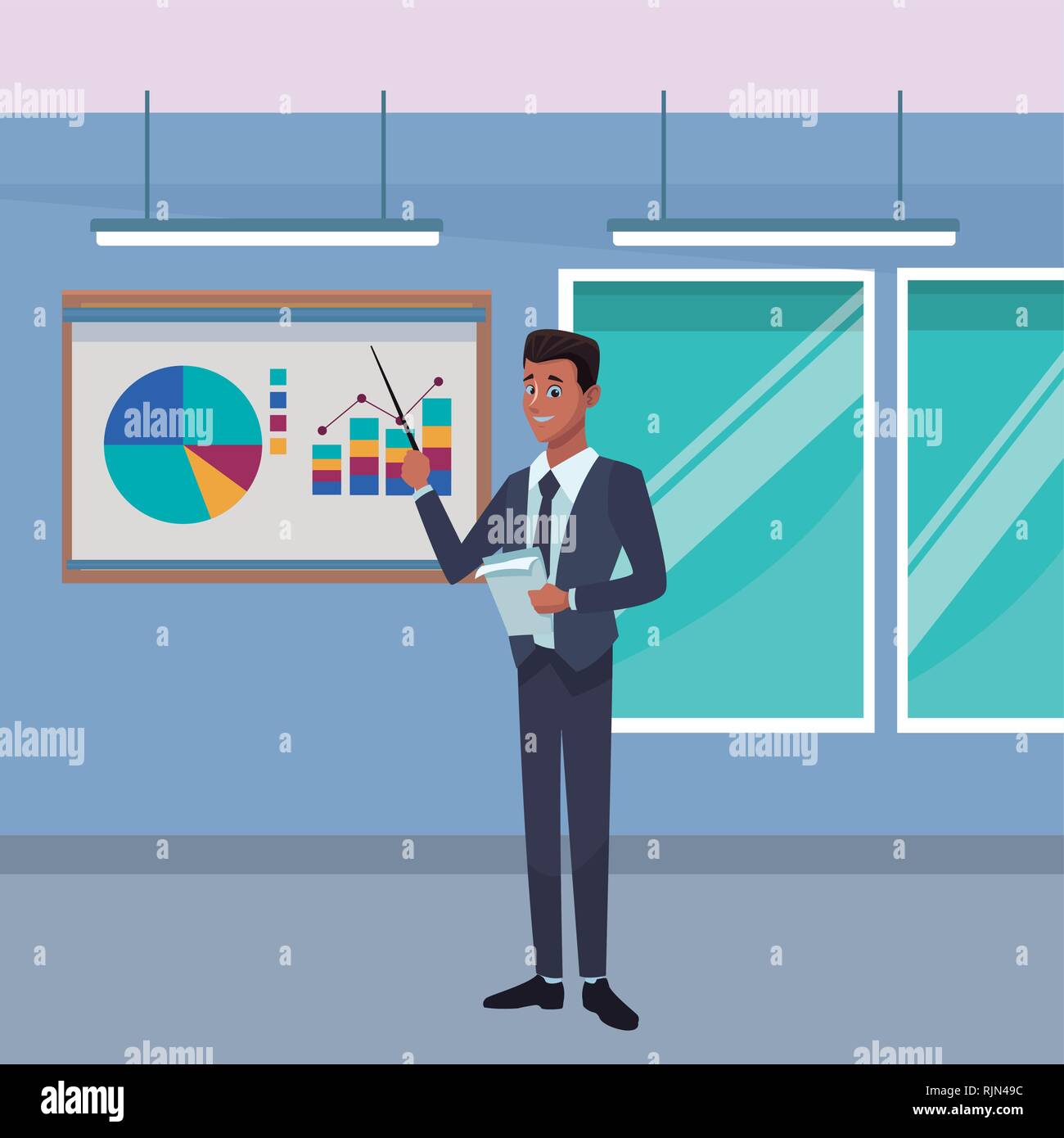 executive businessman cartoon Stock Vector Image & Art - Alamy