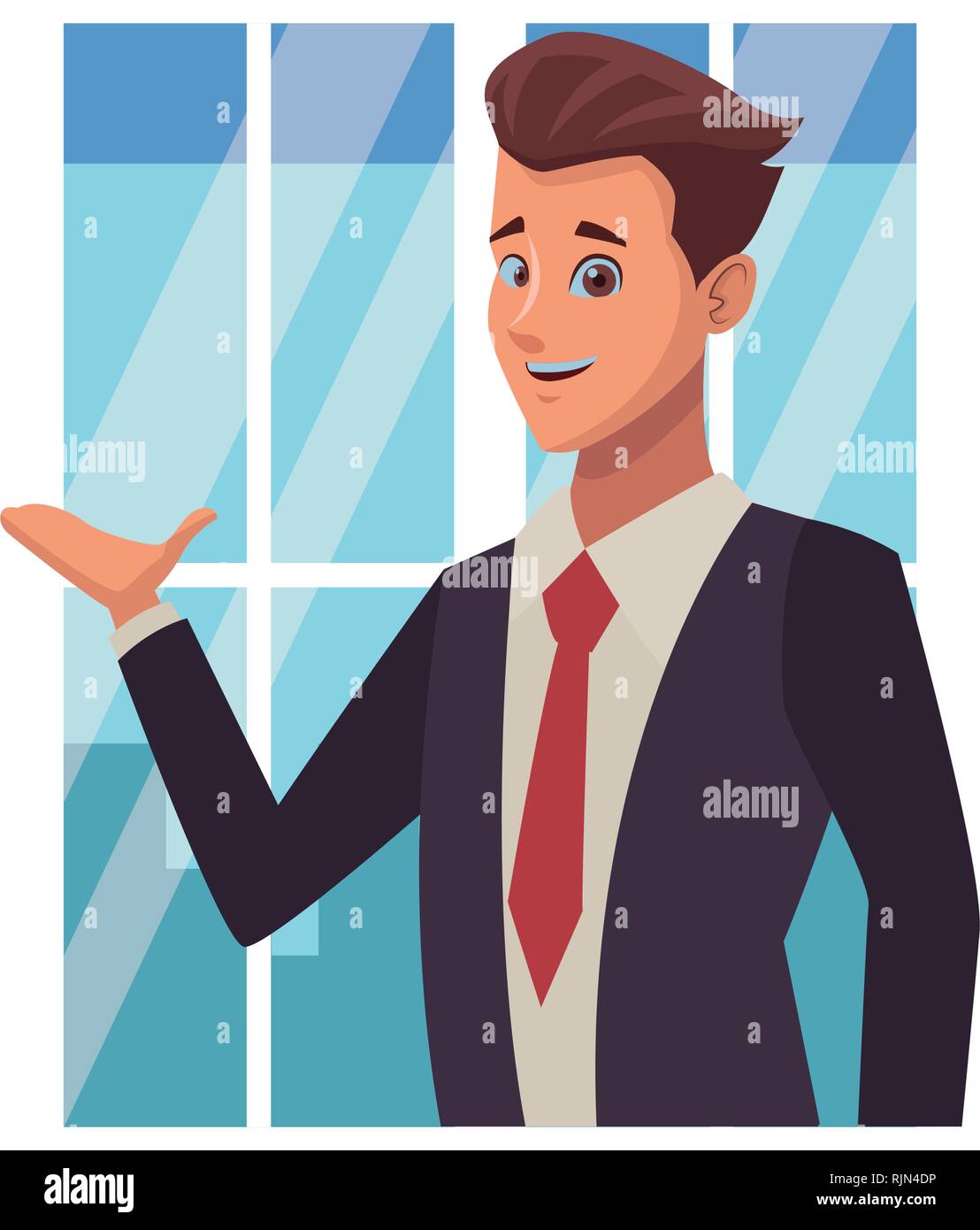 executive businessman cartoon Stock Vector Image & Art - Alamy