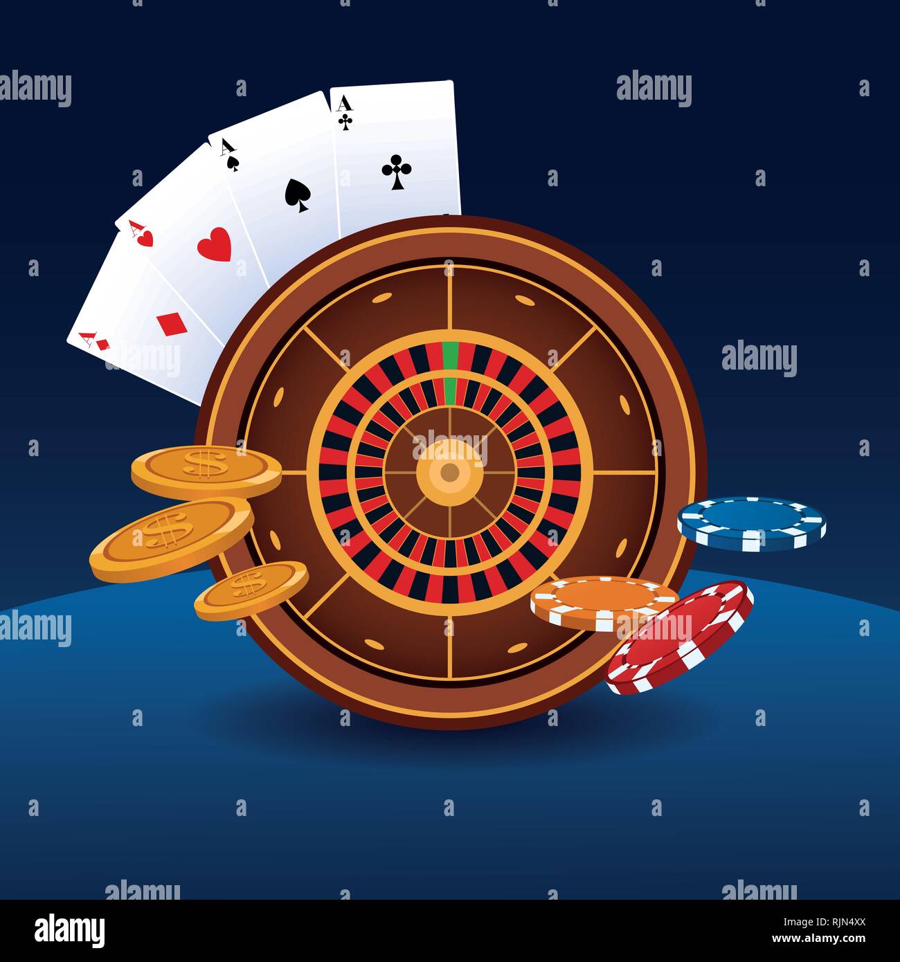 Casino game cartoons Stock Vector Image & Art - Alamy