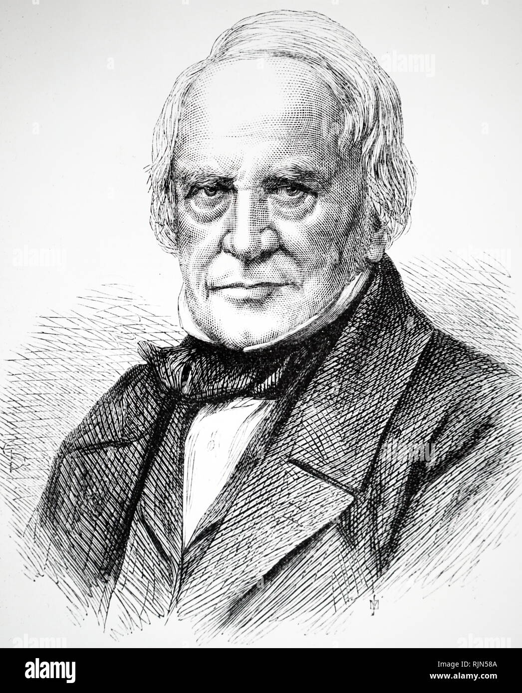 Illustration showing Sir William Lawrence, 1st Baronet (1783–1867 ...