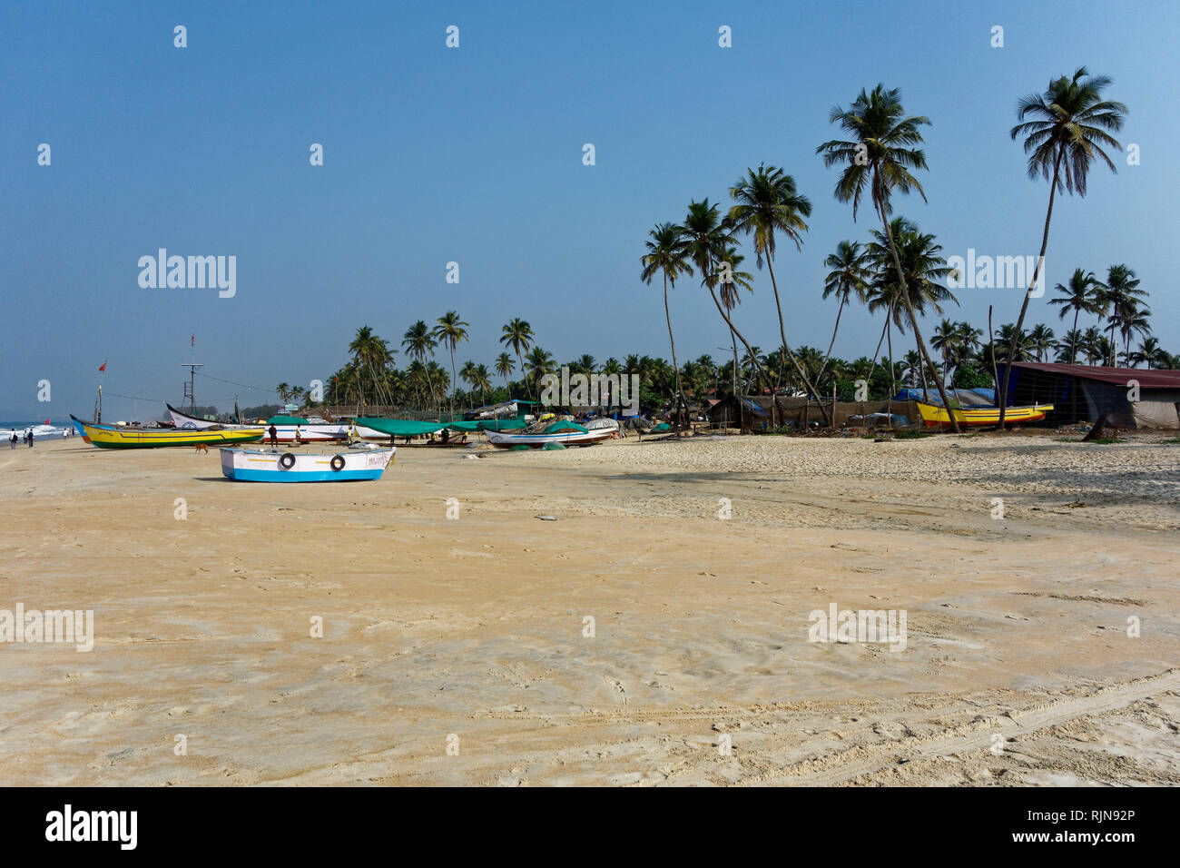 Colva beach, Goa, India Stock Photo - Alamy