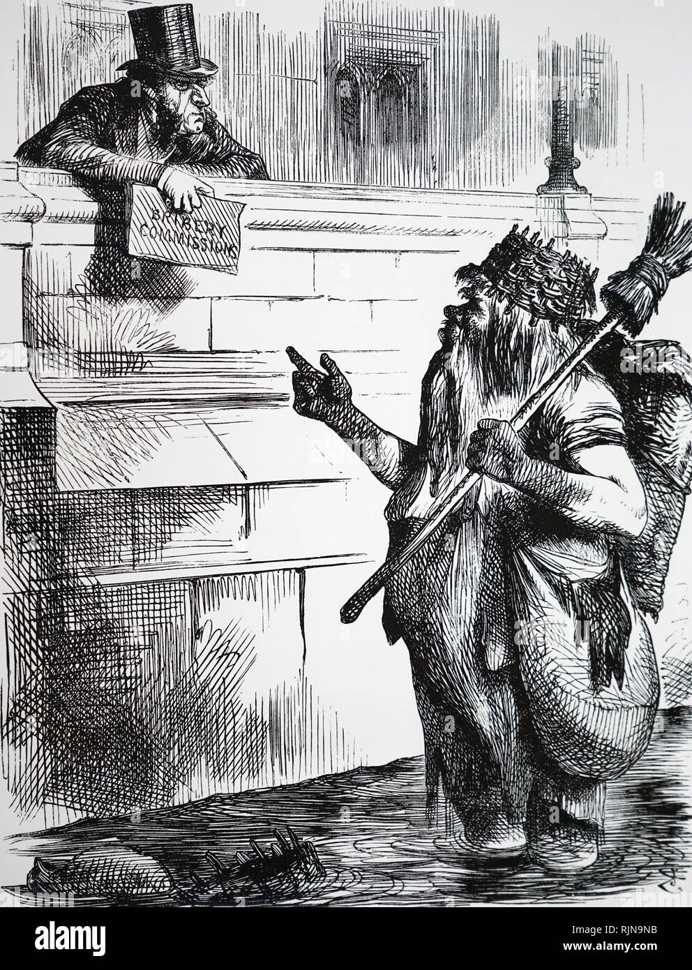 Corruption cartoon hi-res stock photography and images - Alamy