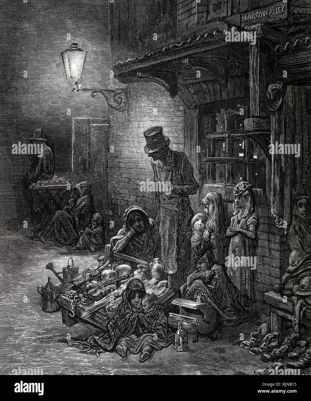 19th Century London Poverty Stock Photos & 19th Century London Poverty ...