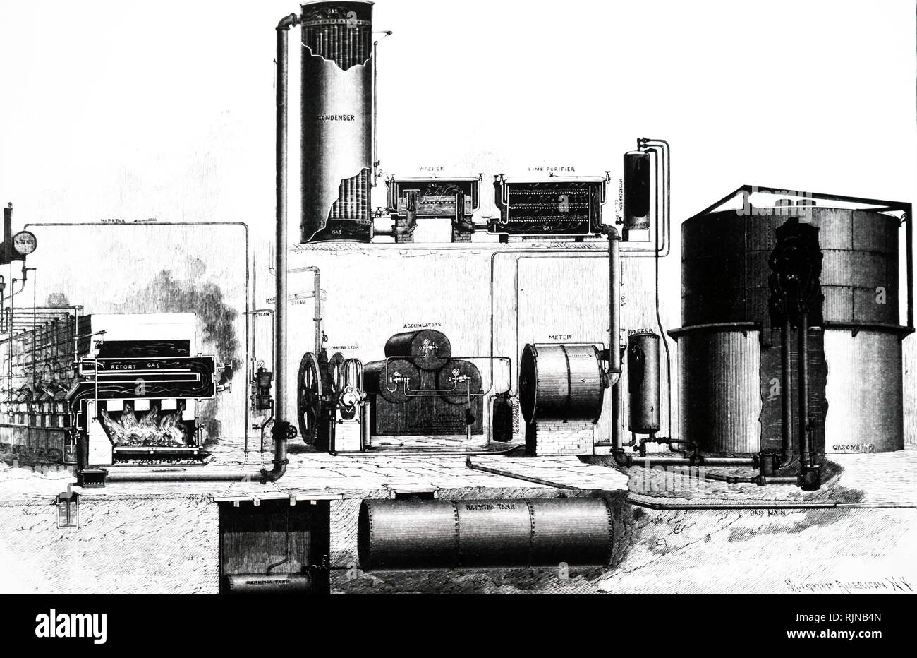 Pintsch gaslight plant hi-res stock photography and images - Alamy