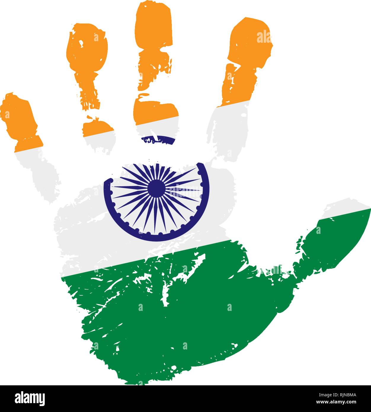 Indian hand Stock Vector Images - Alamy