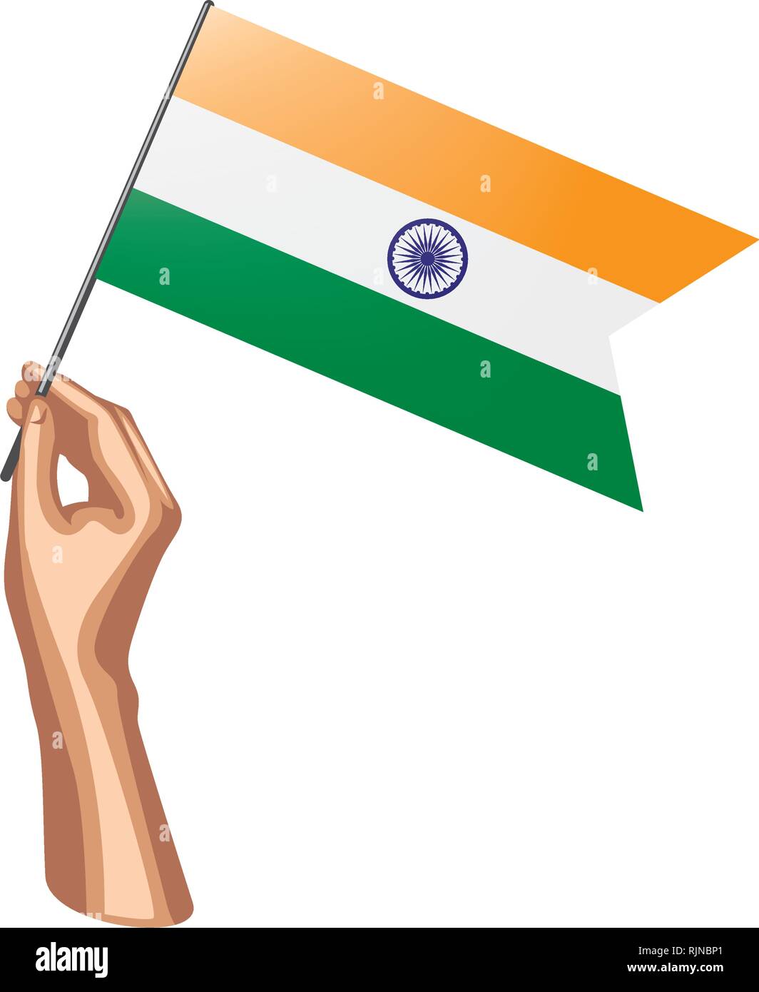 Indian hand Stock Vector Images - Alamy