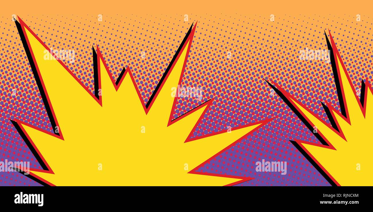 Cartoon explosion vintage hi-res stock photography and images - Alamy