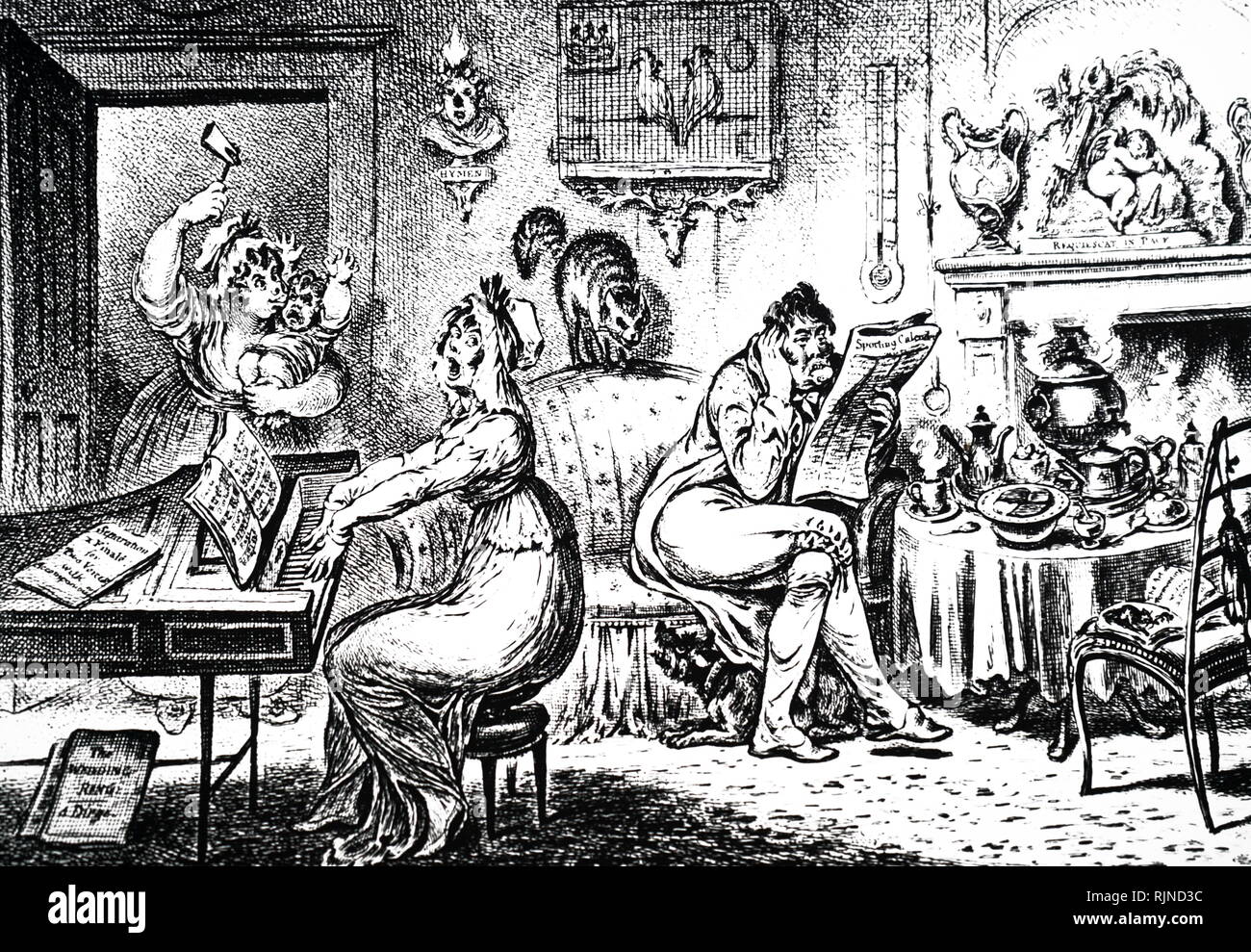 George iv cartoon hi-res stock photography and images - Alamy