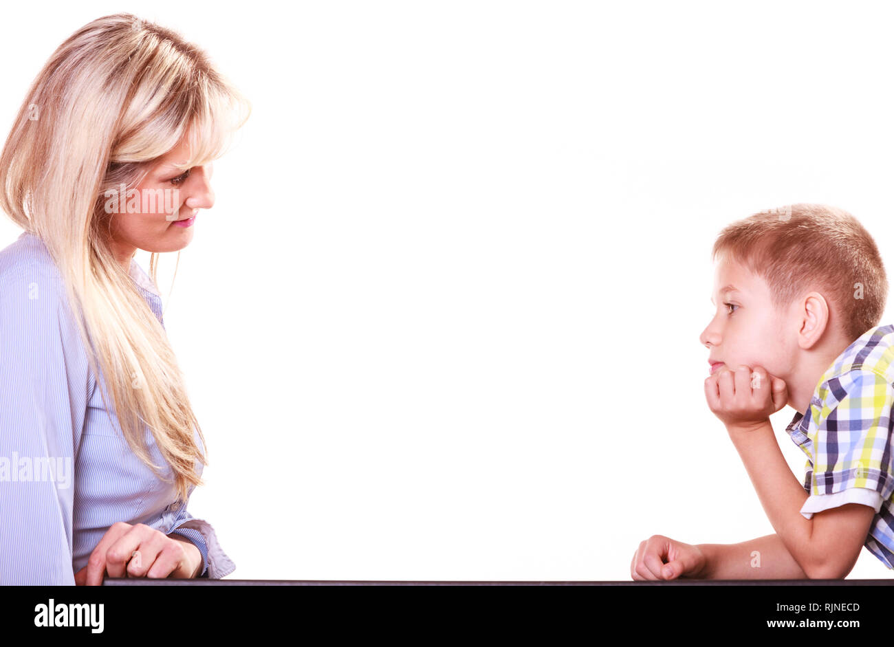 Child argue with teacher hi-res stock photography and images - Alamy