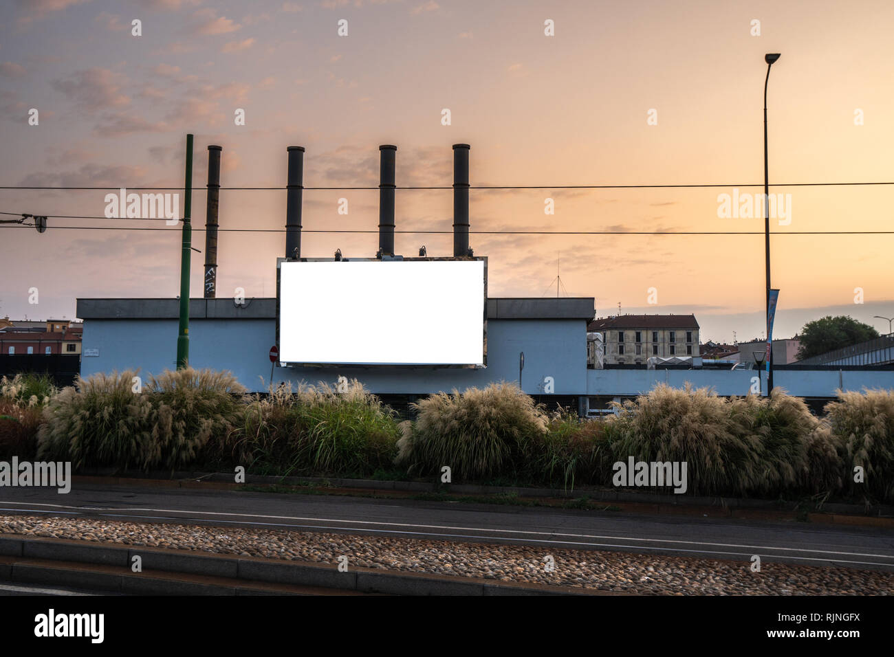 Milan billboard hi-res stock photography and images - Alamy