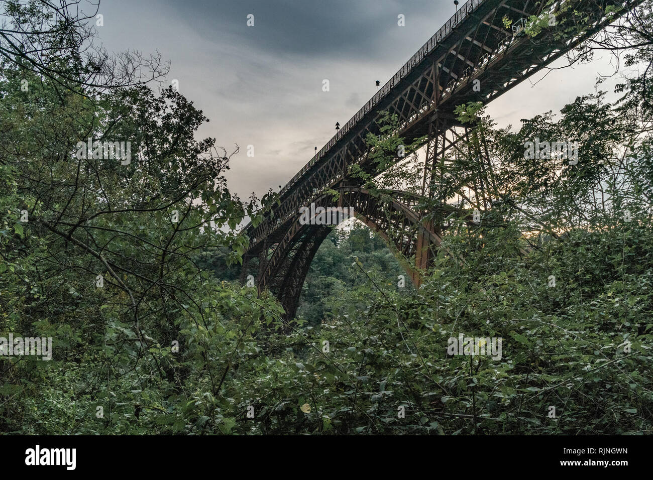 old bridge in italy paderno adda Stock Photo - Alamy