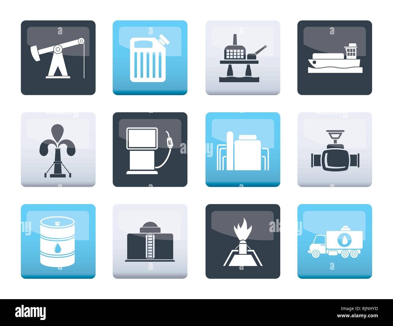 Oil mill Stock Vector Images - Alamy