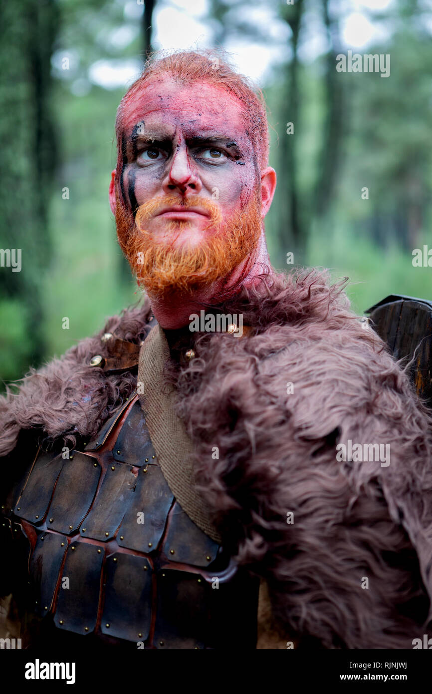 Angry men in viking costume hi-res stock photography and images - Alamy