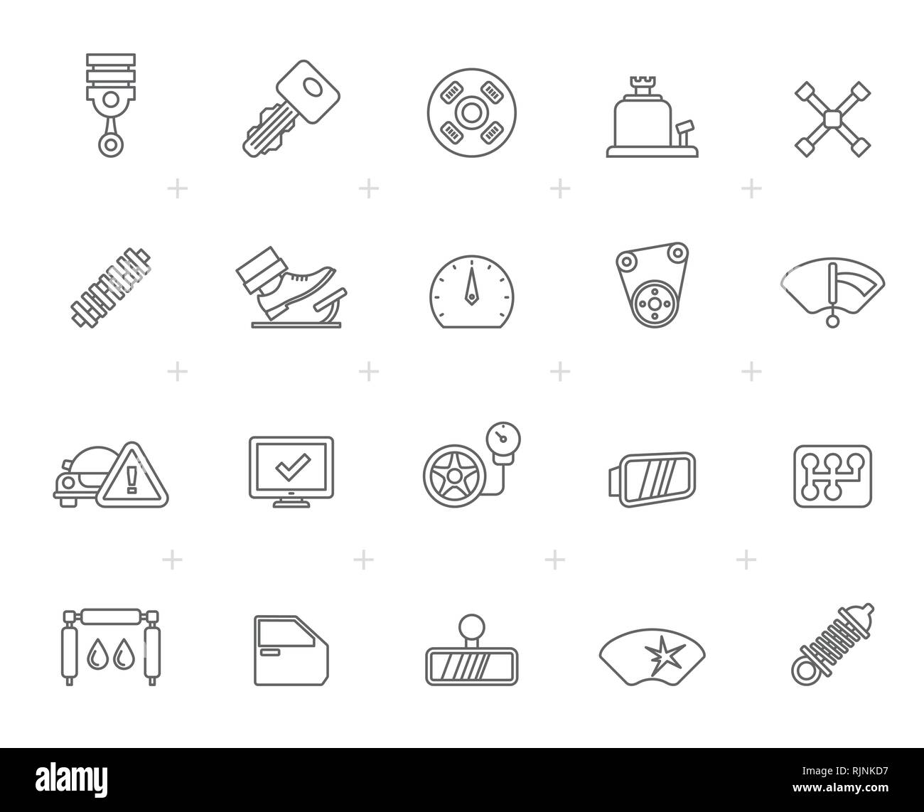 Spare parts counter Stock Vector Images - Alamy