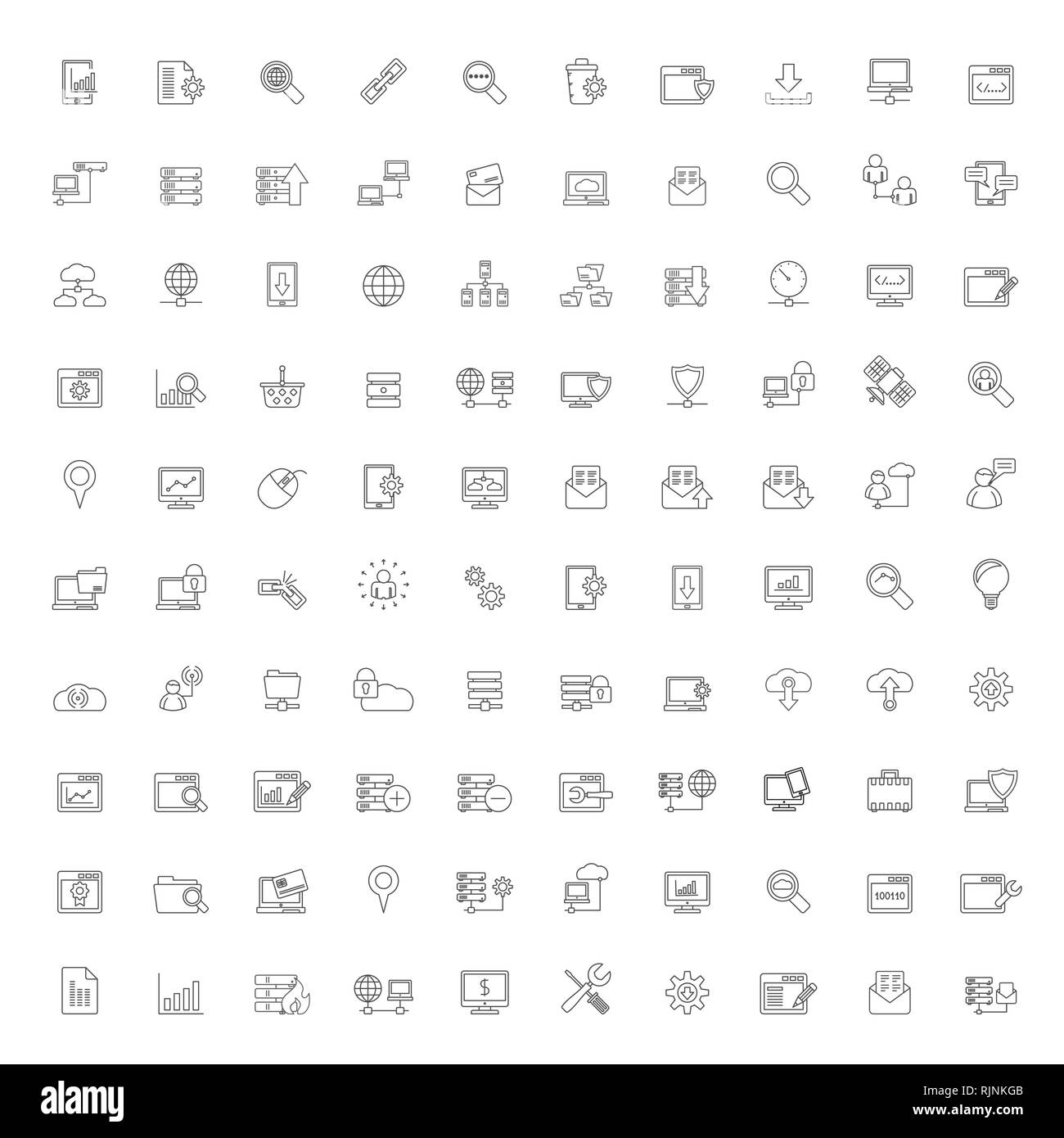 Global user interface Black and White Stock Photos & Images - Alamy