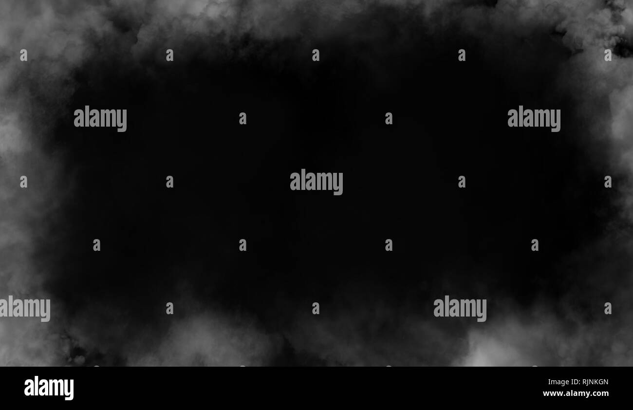Border from smoke. Misty effect for film , banner,flyer,covers Stock ...