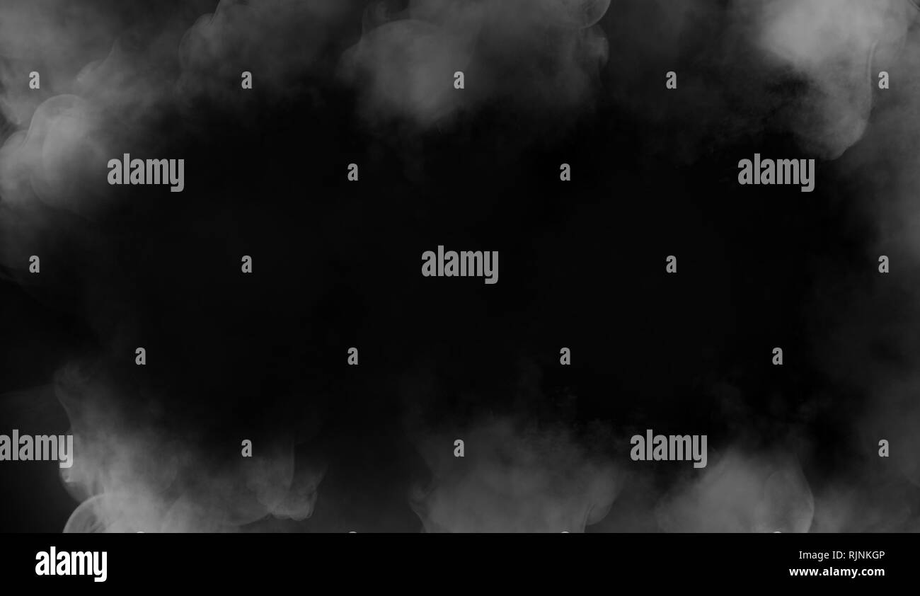 Border from smoke. Misty effect for film , banner,flyer,covers Stock ...