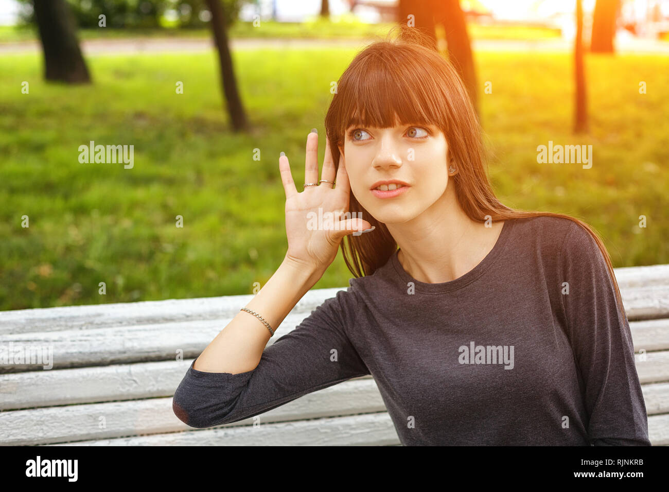 Eavesdropping concept hi-res stock photography and images - Alamy