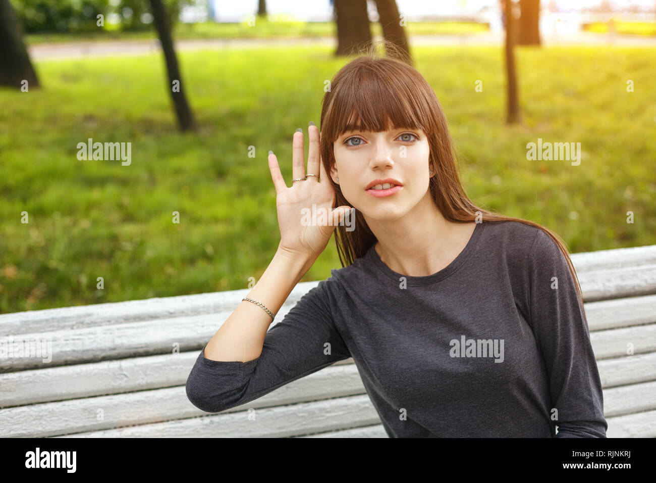 Eavesdropping concept hi-res stock photography and images - Alamy