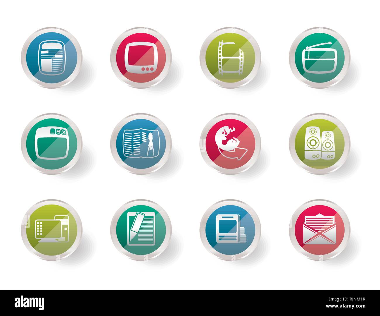 Woman journalist silhouette Stock Vector Images - Alamy