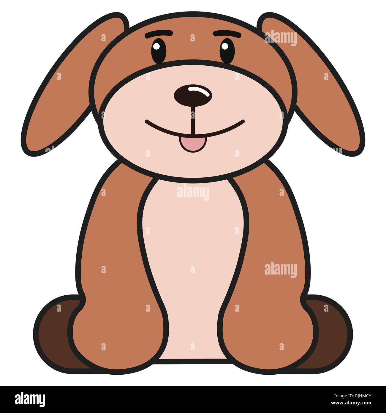 Cartoon style dog face hi-res stock photography and images - Alamy