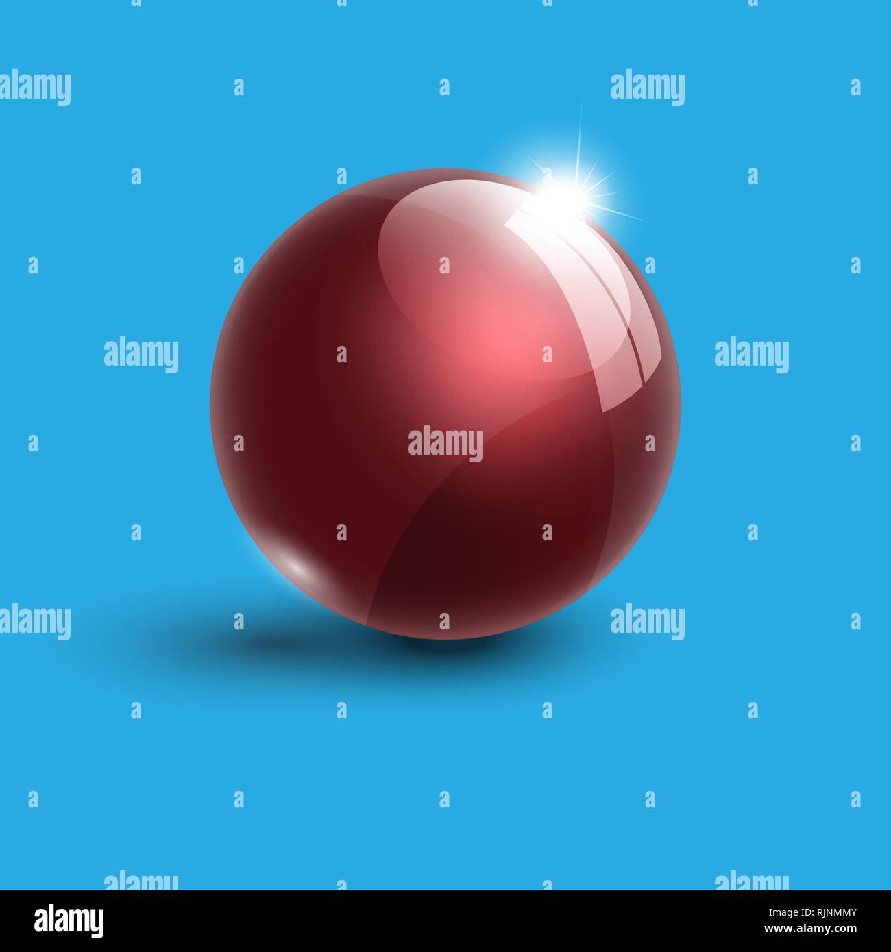 3d realistic ball hi-res stock photography and images - Alamy