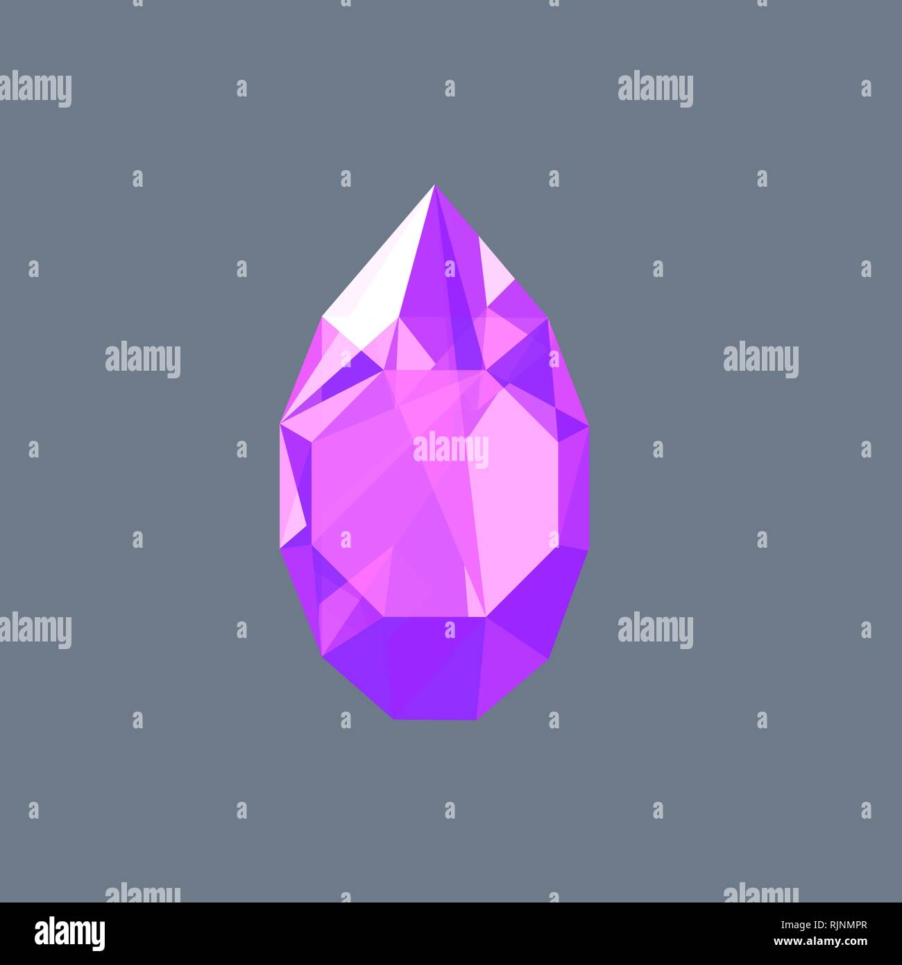 Pink diamond gem Stock Vector Images - Alamy