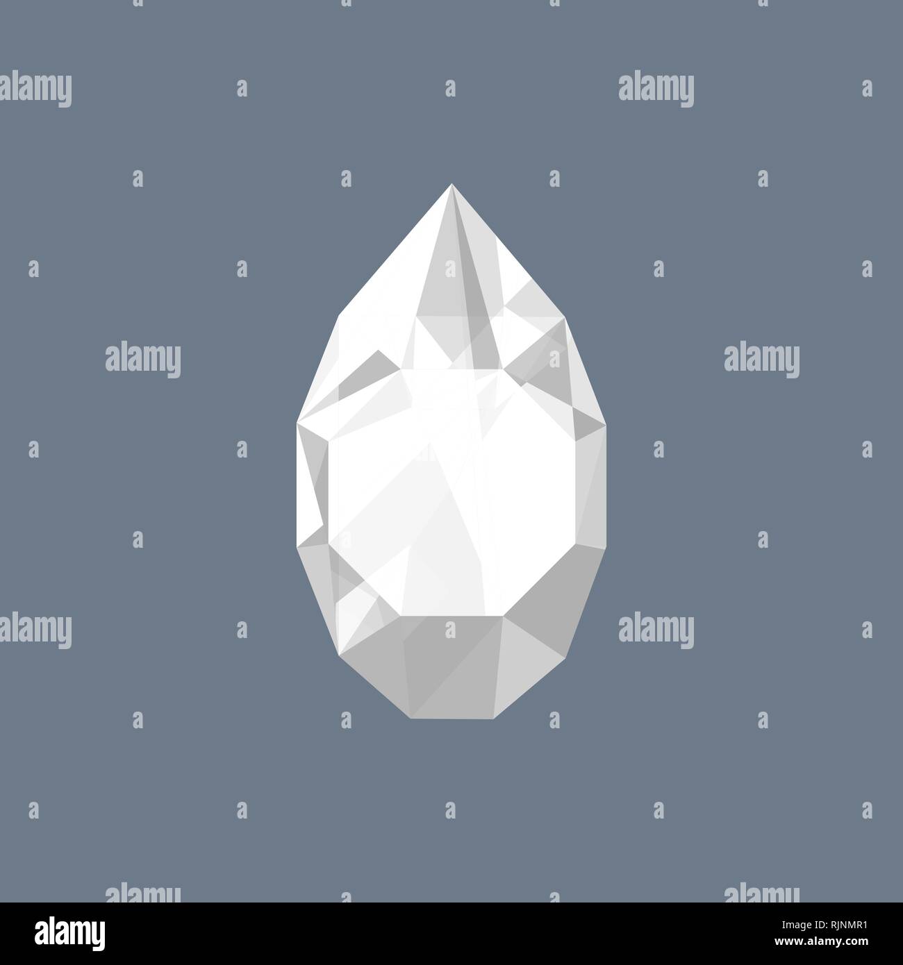 Rhinestone gem shining logo vector drop shaped Stock Vector Image & Art ...