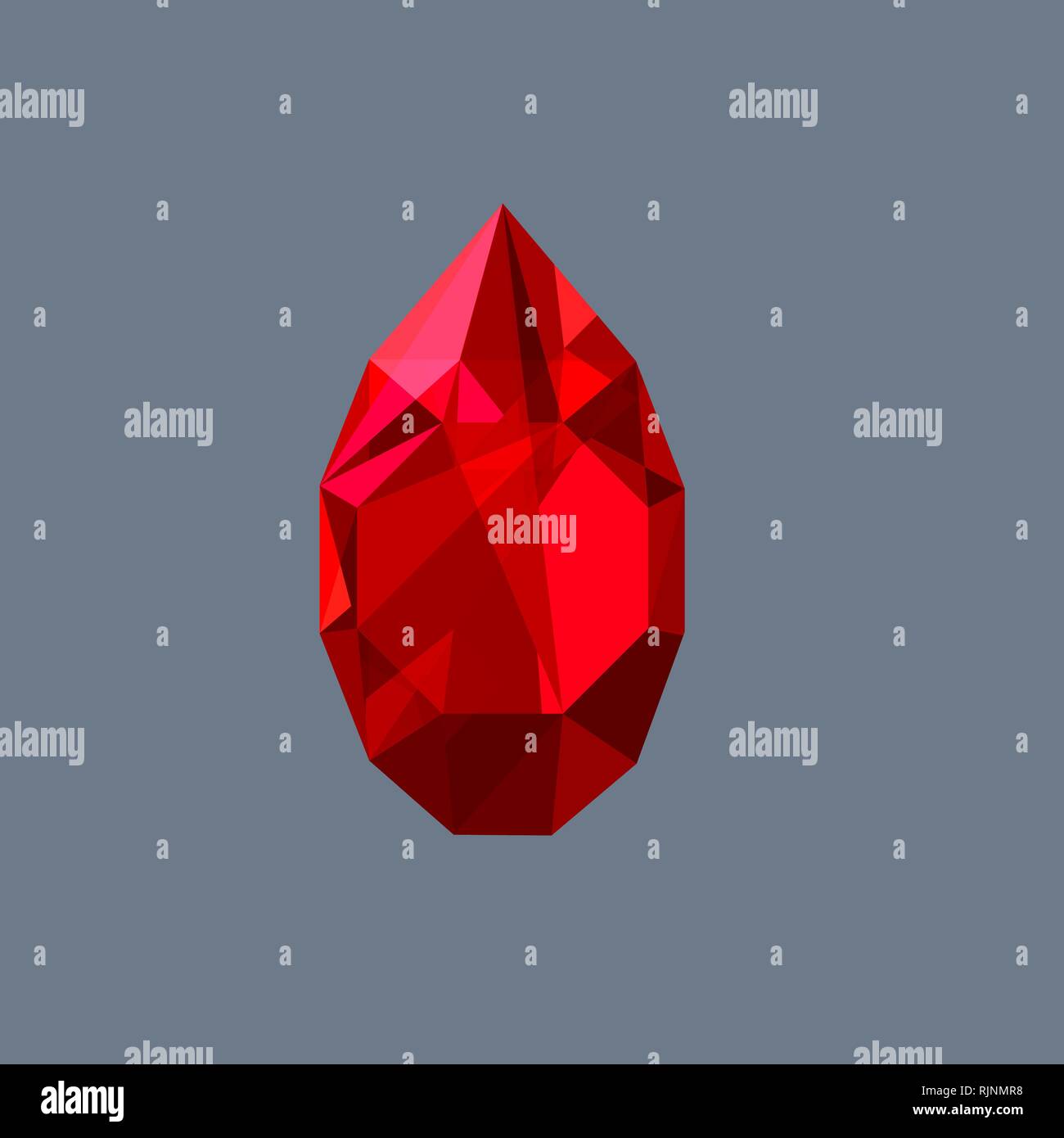 Ruby stone painting hi-res stock photography and images - Alamy