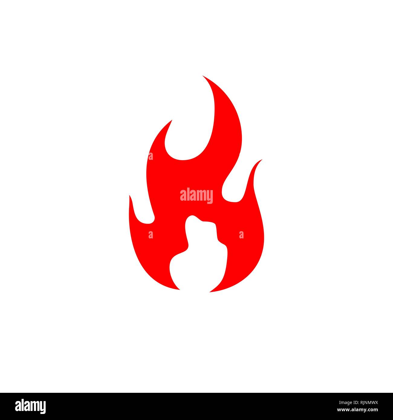 Fire stock icon Stock Vector Images - Alamy