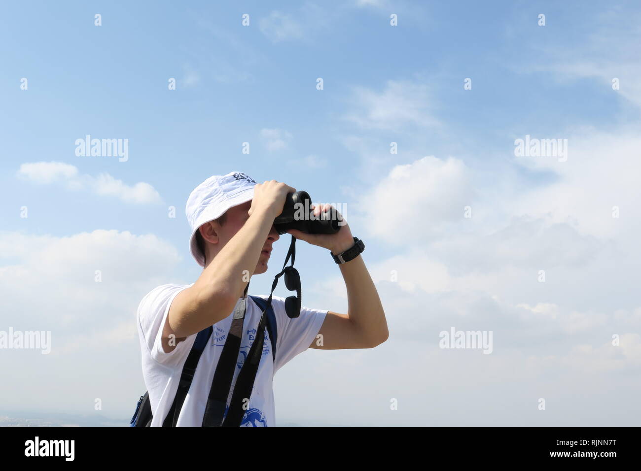 Person looking into the distance hi-res stock photography and images ...