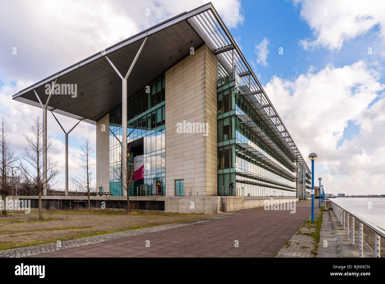 Newham Dockside, an imposing, modern glass fronted building offering ...